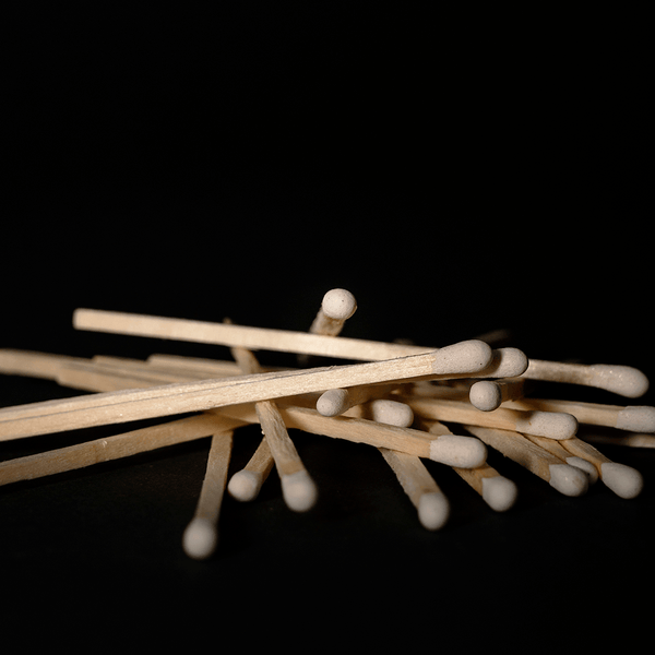 Allumettes longes en bois tête blanc – Santa Luz Bougies